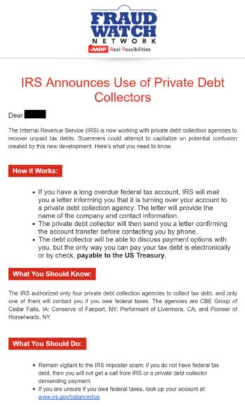 Get Alerted to Scams Targeting Seniors with AARP Fraud Watchdog Emails ...