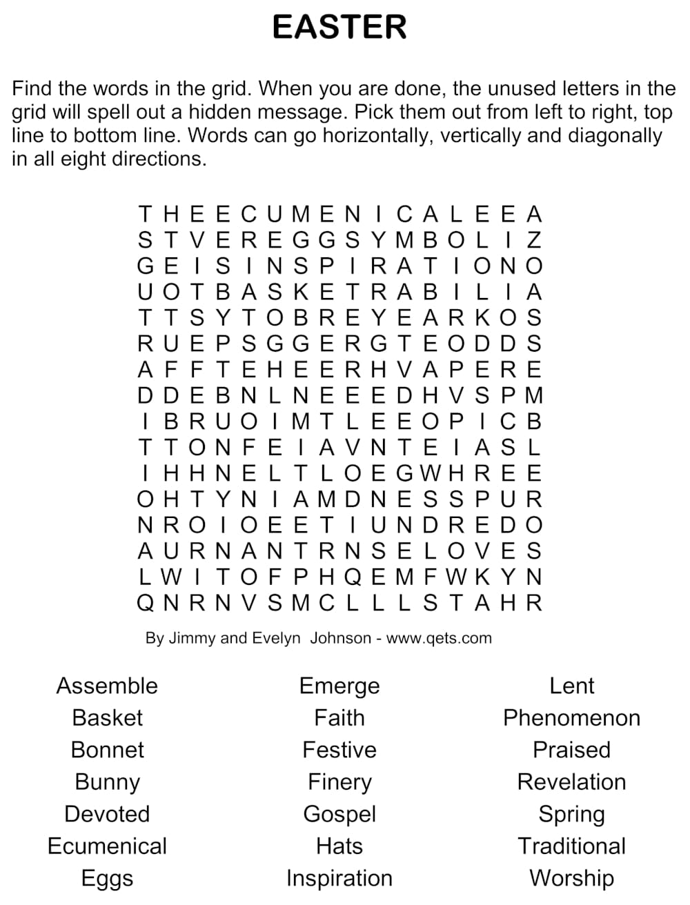 Free Printable Crossword Puzzles for Seniors – DailyCaring