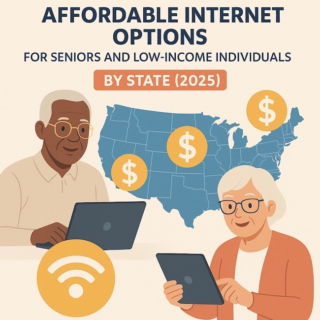 Internet for Seniors | 8 Free, Cheap, Low-Cost List by State